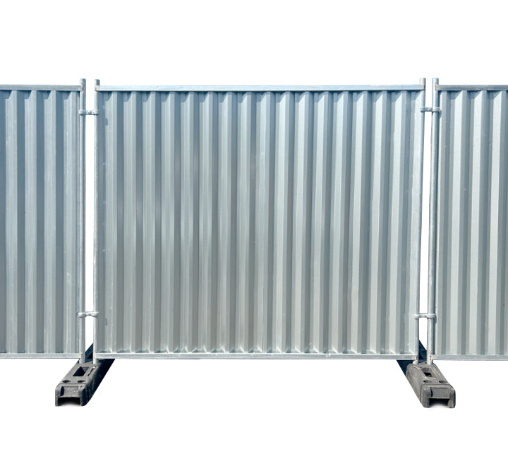 Steel Site Hoarding Set - 2m – tradefence